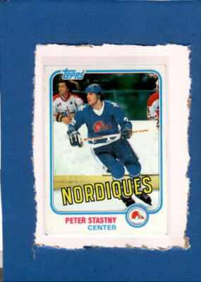 1981-82 Topps #39 Peter Stastny VG/EX Very Good/Excellent RC Rookie Nor ...