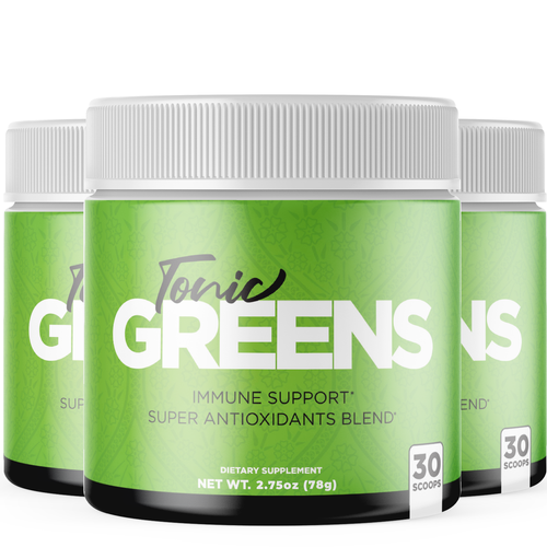 (3 Pack) Tonic Greens Powder, Tonic Greens Immune Support Powder (8 ...