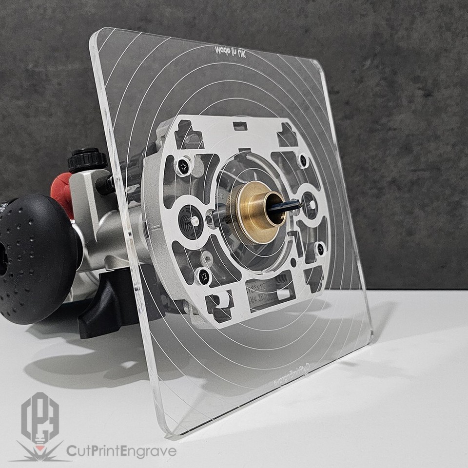 Makita Plunge Base DRT50 RT0700 Trend Brass Guide Bush Adaptor Base ...