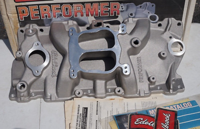 Edelbrock 2101 Performer Intake Manifold New in Box w/ Paperwork | eBay
