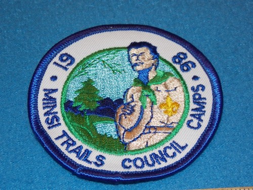 1986 MINSI TRAILS COUNCIL CAMP PATCH - MINT | eBay
