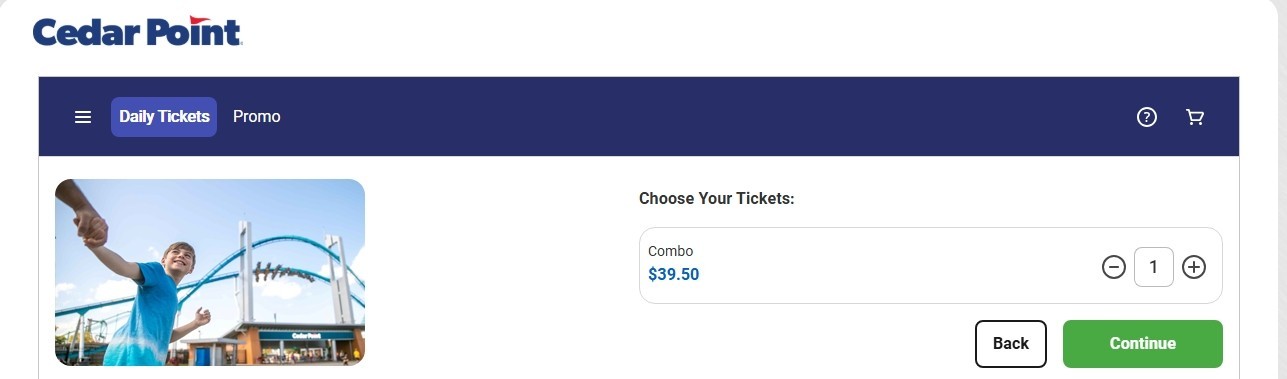 CEDAR POINT TICKET AND GENERAL PARKING $39 DISCOUNT PROMO INFORMATION ...