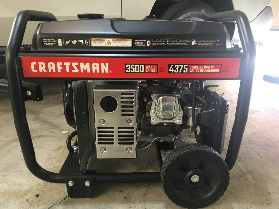 Used CRAFTSMAN Generator Excellent condition manuals included well ...