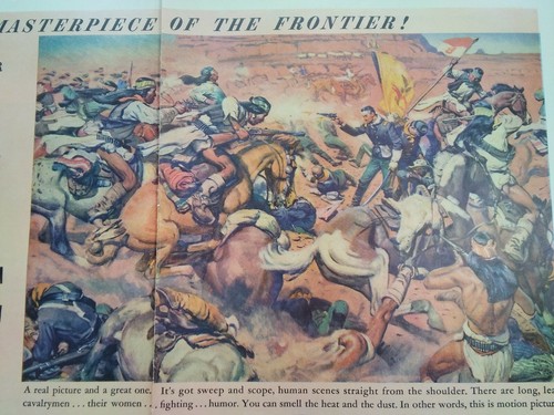 Fort Apache Movie Print Ad Original Vtg 1948 John Wayne Temple Seagram ...