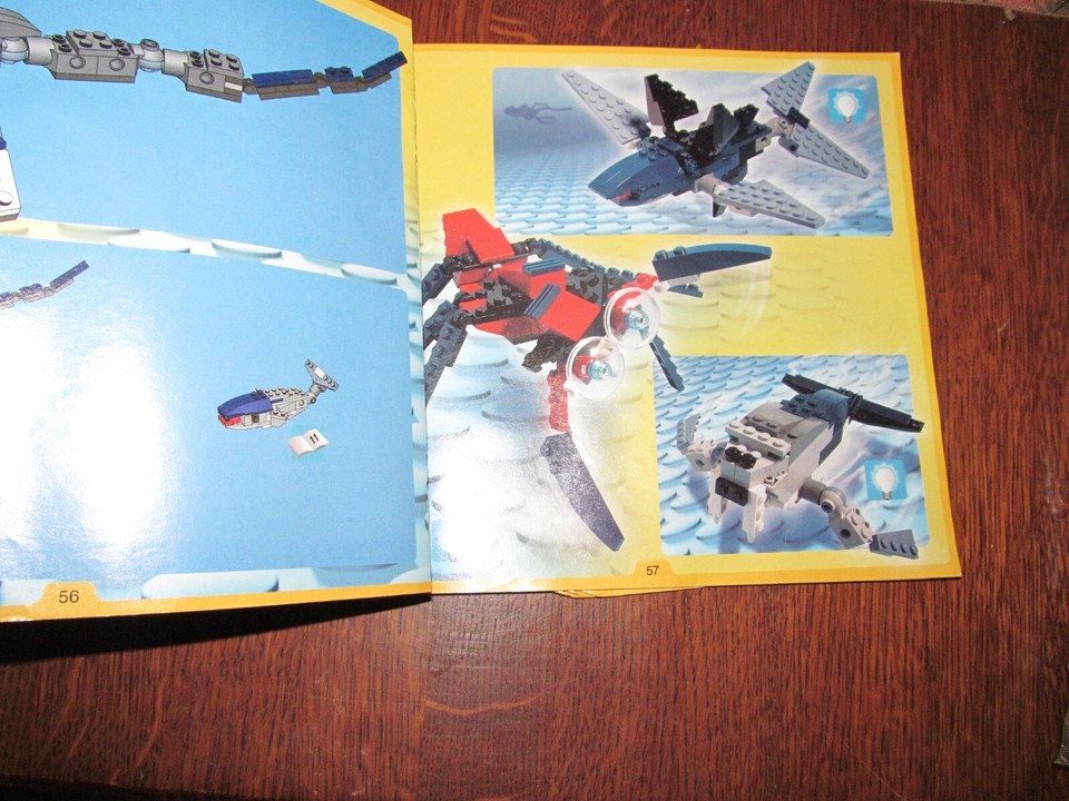 *LEGO 4506 DESIGNER SET "DEEP SEA PREDATORS" INSTRUCTION MANUAL ONLY-NO ...