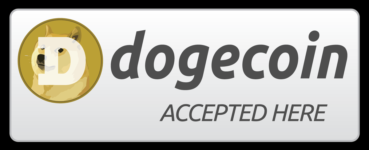 Dogecoin Accepted Here