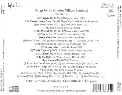 Stephen Varcoe Stanford Songs, Vol. 2 CD - New 34571171241 | eBay UK