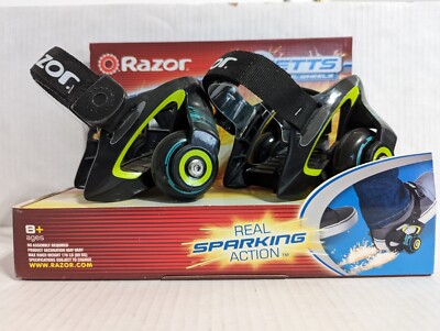 Razor Jetts Heel Wheels Skate Real Sparking Action Roll n Spark | eBay