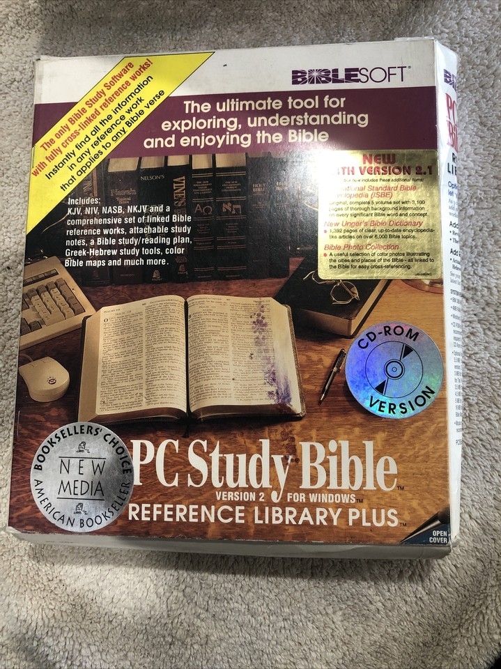 PC Study Bible version 2 for windows library plus bible soft | eBay