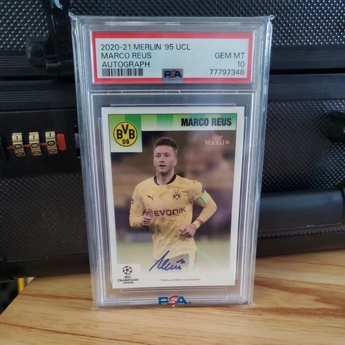 2020 Topps Merlin Autograph Marco Reus PSA 10 | eBay