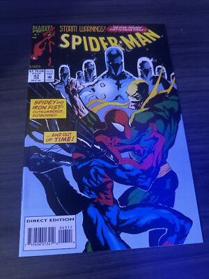 Spider-Man #43 Newsstand Cover 1990-1998 43 Marvel Comics Storm ...