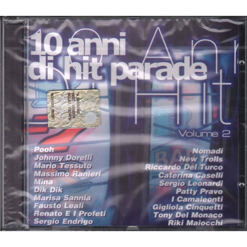 AA.VV. CD 10 Anni Di Hit Parade Vol 2 Sigillato 0685738005925 ...