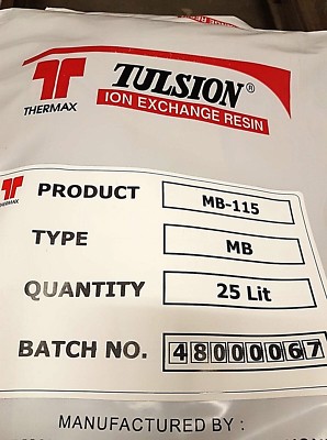 25 Liters Bag Tulsion MB-115 DI Mixed Bed Resin RO Reverse Osmosis ...