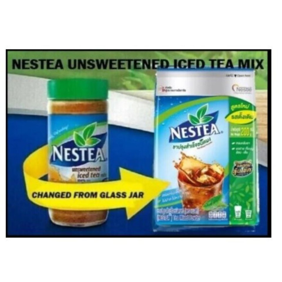 Tea instant nestea unsweetened powder no sugar 200g mix nestle iced ...