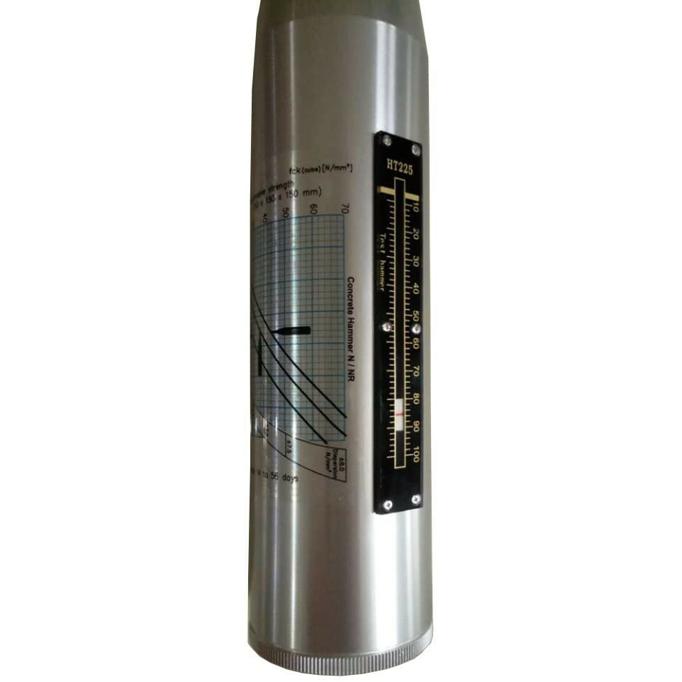 Concrete Rebound Hammer Tester Resiliometer Schmidt Hammer 10 to 60Mpa ...