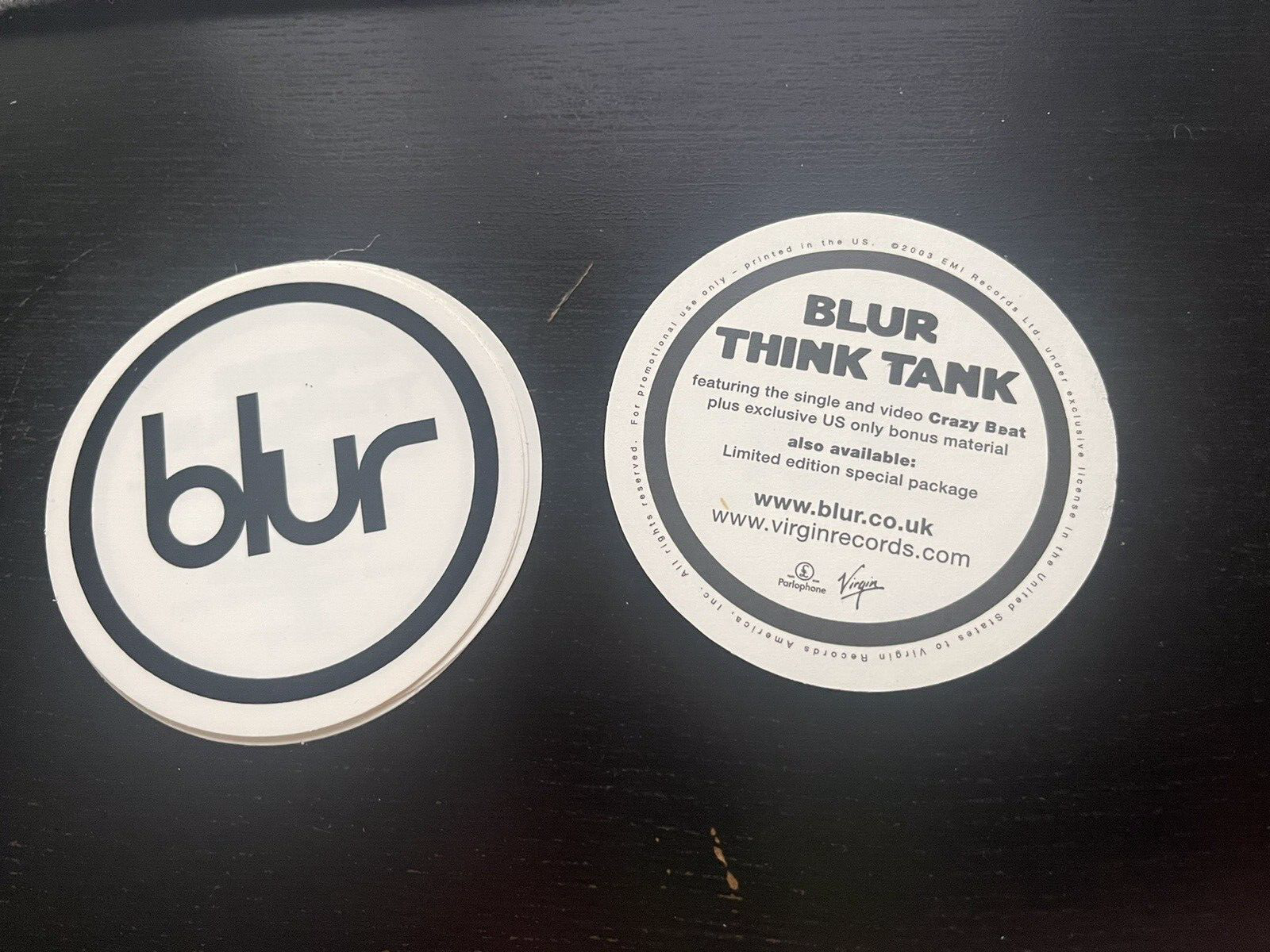 Blur - "Think Tank" Promo Sticker (2003, Virgin / Parlophone / EMI) | eBay