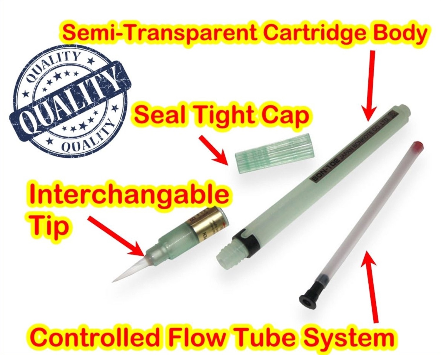 BONKOTE BON-102 Solder Flux / Fluid Dispensing Pen - Refillable - Box ...