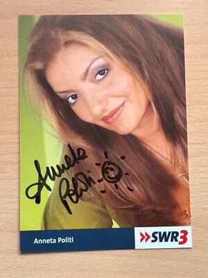 Anneta Politi - SWR 3 - Autogrammkarte original signiert - #35061 | eBay.de