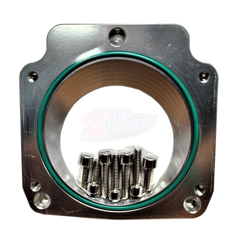 Holley Sniper 860019 GM LS Adapter Plate 3-Bolt Intake 78mm to 4-Bolt ...