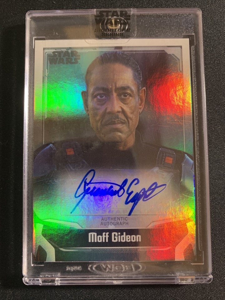 Giancarlo Esposito As Moff Gideon 2021 Topps Star Wars Signature Series ...