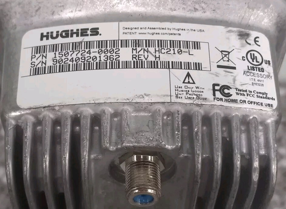 HUGHES HC210-L NET RADIO 1507724-0002 JUPITER 2 LHCP ROUTER | eBay