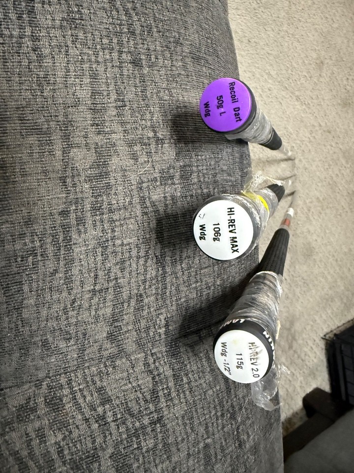 Golf Wedge Shafts Lot – Mamiya Senior Flex & KBS Hi-Rev Max + Hi-Rev 2. ...