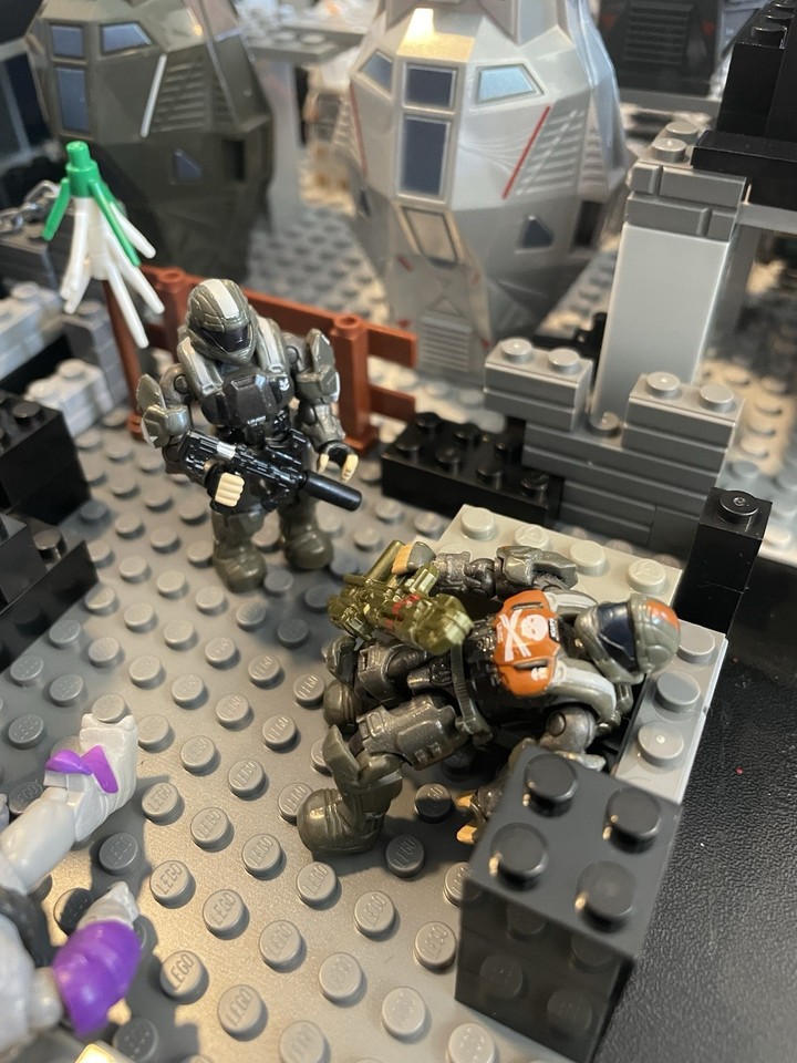 Halo ODST Alpha Nine mega construx complete set +Spartan CQB LISTING ...