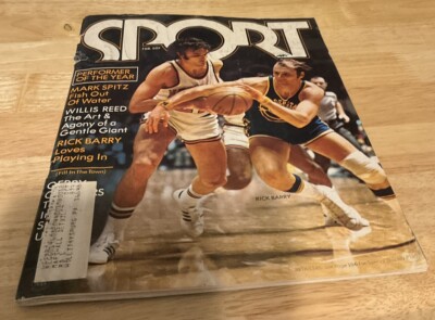Sport Magazine February 1973 Rick Barry Front Cover Mark Spitz Article ...