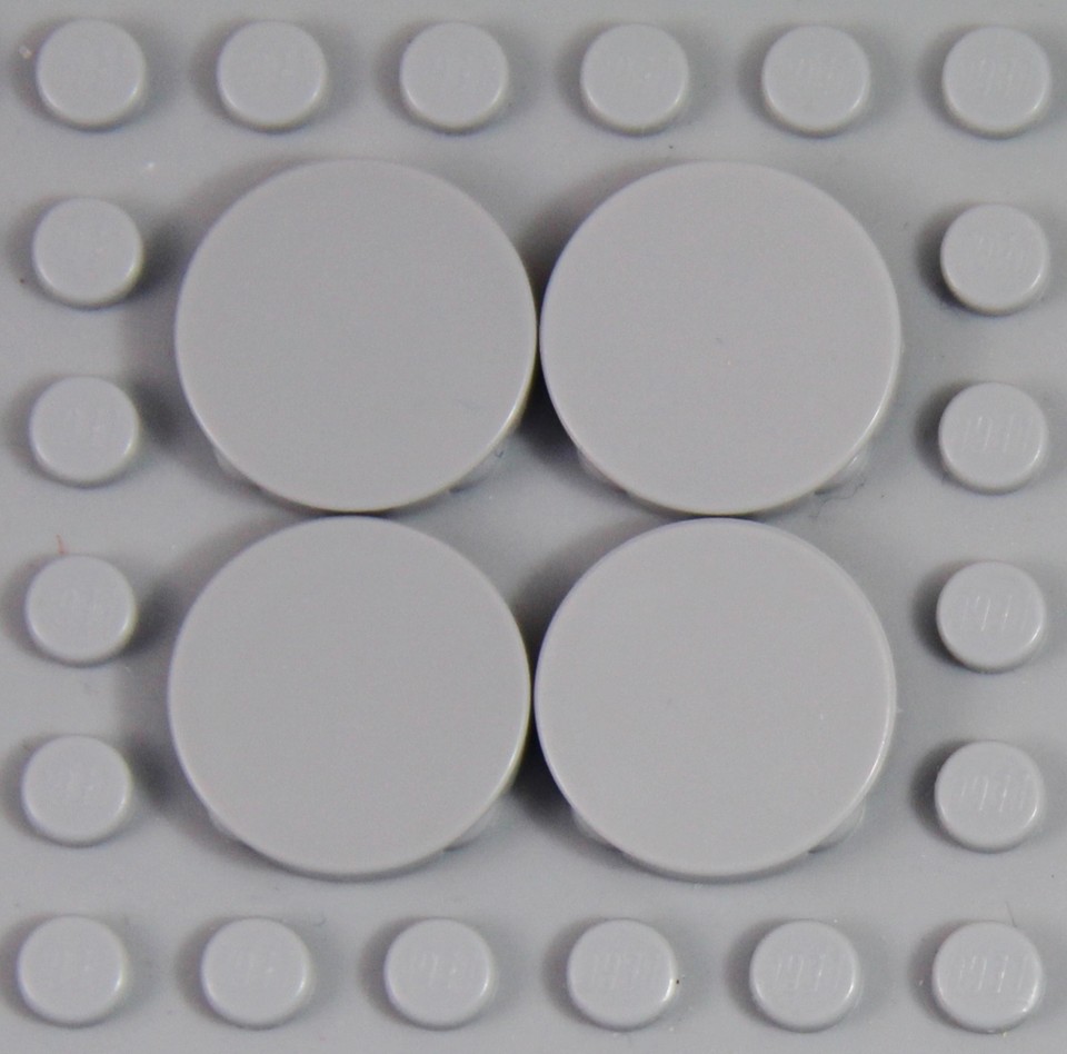 LEGO - 2x2 Round Tiles - PICK YOUR COLORS - Smooth Finishing Plate Flat ...