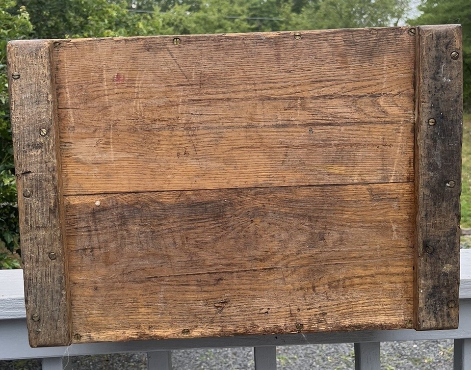 RARE & LARGE Stanley Antique Vintage Wooden Tool Chest Box Trunk ...