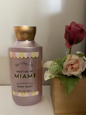 1 New MEET ME IN MIAMI BATH & BODY WORKS SHOWER GEL BODY WASH | eBay