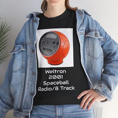 Vintage Weltron 2001 Space Ball Radio/8Track Retro Unisex Heavy Cotton ...