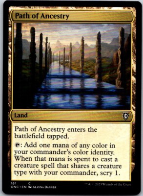 Magic the Gathering Path of Ancestry Wilds of Eldraine Commander MTG ...