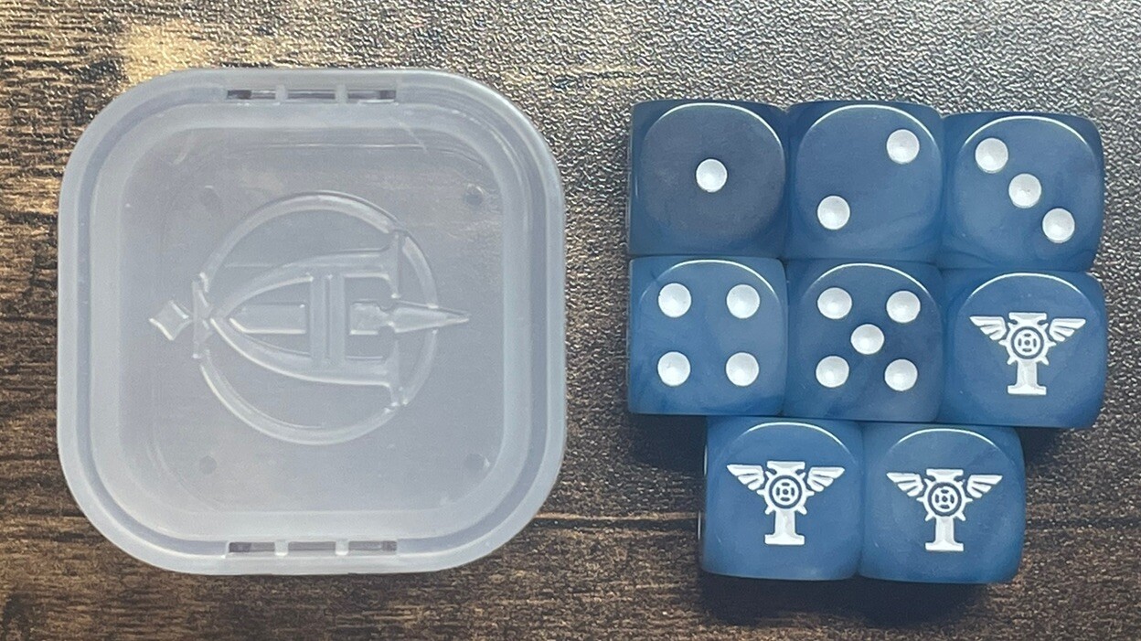 Aeronautica Imperialis Imperial Navy Dice Set Astra Militarum Warhammer ...
