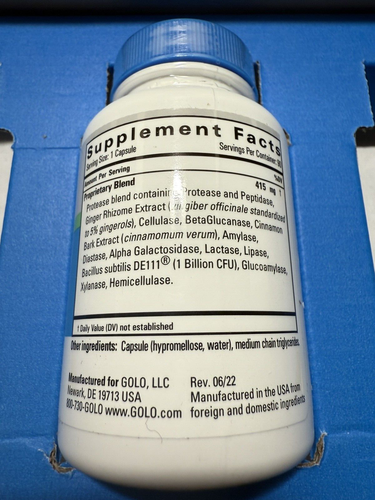 ️ 🔥 GOLO Release Go-Digest Dietary Supplement 90 Capsules Sealed Exp ...