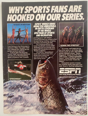 ESPN Speedweek, Fishin Hole, Down The Stretch, Aerobics Vintage 1986 ...