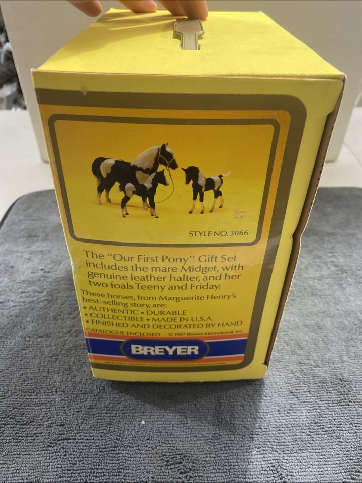 Breyer Our First Pony Gift Set Midget Teeny & Friday #3066 With Box ...