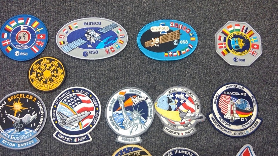 NASA ESA sew on space mission 21 patches CG L48 | eBay UK