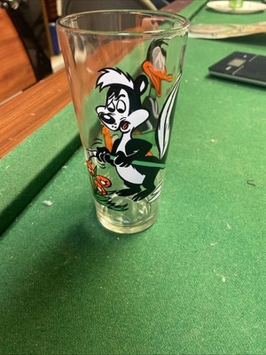 1976 Warner Bros. Glass Pepe Le Pew and Daffy Duck Pepsi Cola Collector ...