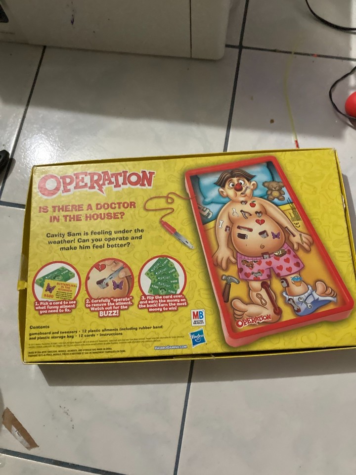 HASBRO OPERATION BOARD GAME INCOMPLETE LOST DOLLARS AND PIECES | eBay