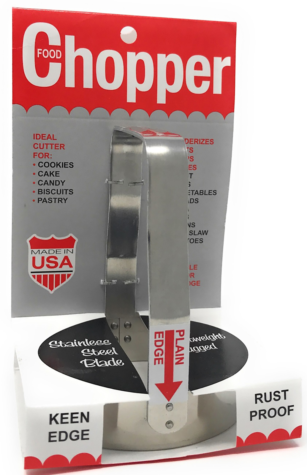 Harold IMPORT Company Kwik Kut Plain Edge Manual Food Chopper Stainless ...