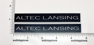 Altec Lansing Speaker Grill Badge Logo Emblem 846 886 PAIR Custom Made ...