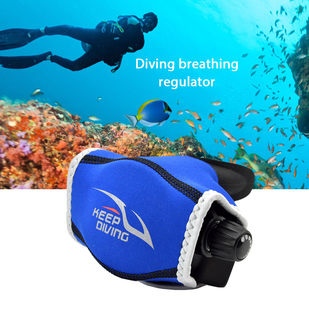 Neoprene Diving Scuba Head Protector Replacement for Second Stage (Blue ...
