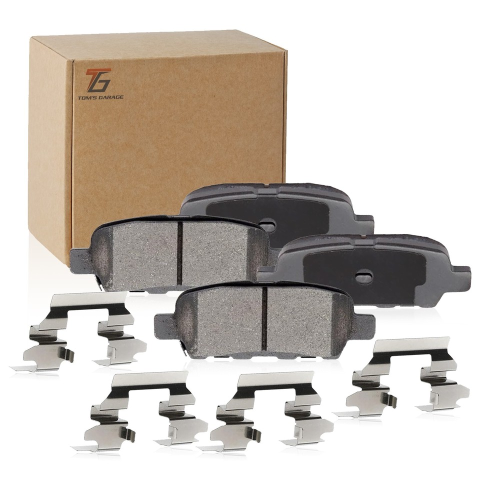 Rear Ceramic Brake Pad Kit for Nissan Rogue Sentra Suzuki Grand Vitara ...