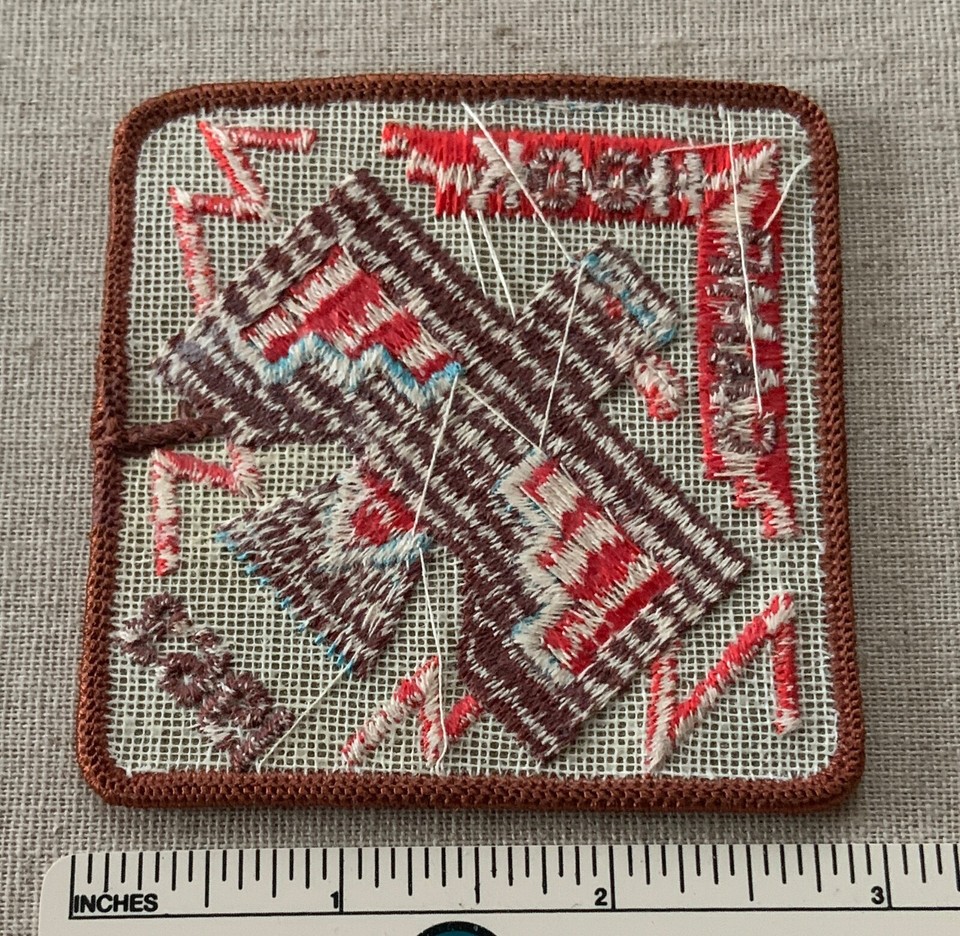 Vintage 1963 CAMP HOOK Boy Scout PATCH T-Bird BSA Mound Builders Area ...