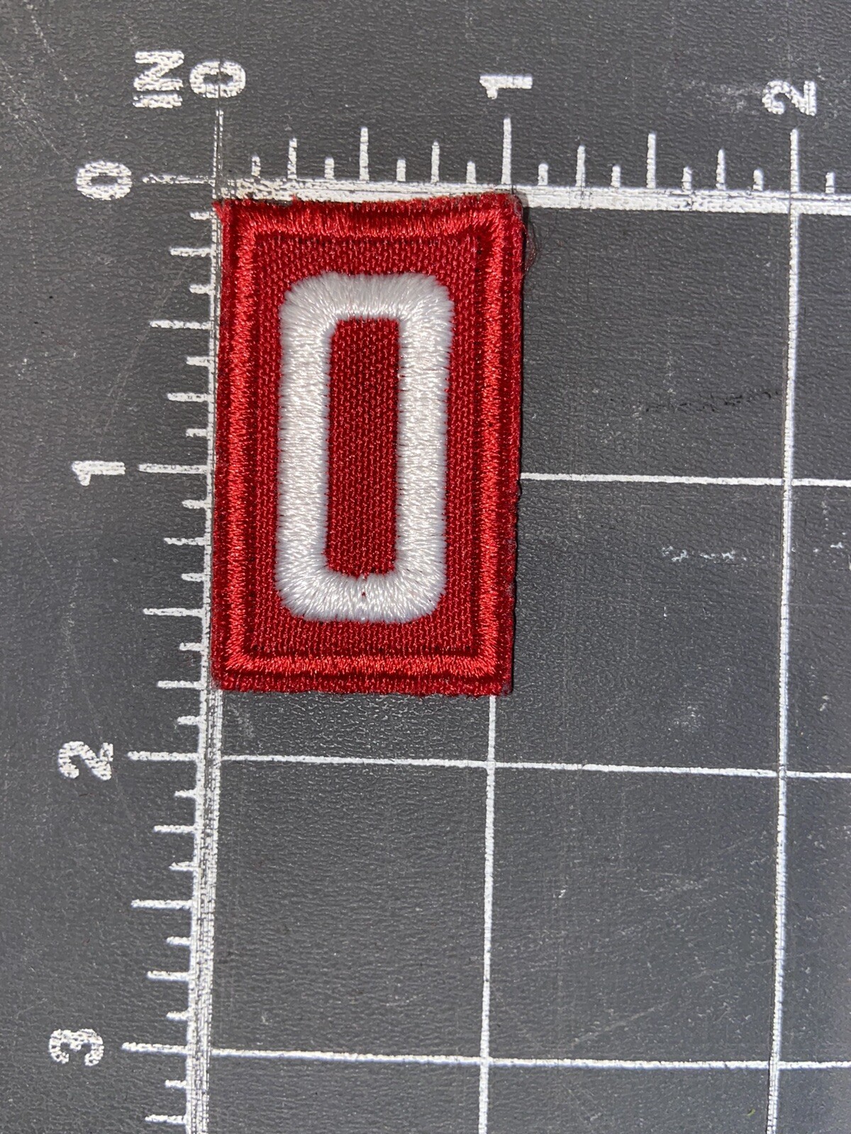 Boy Scouts of America BSA Red White Patch Troop Number # 0 Shoulder #0 ...