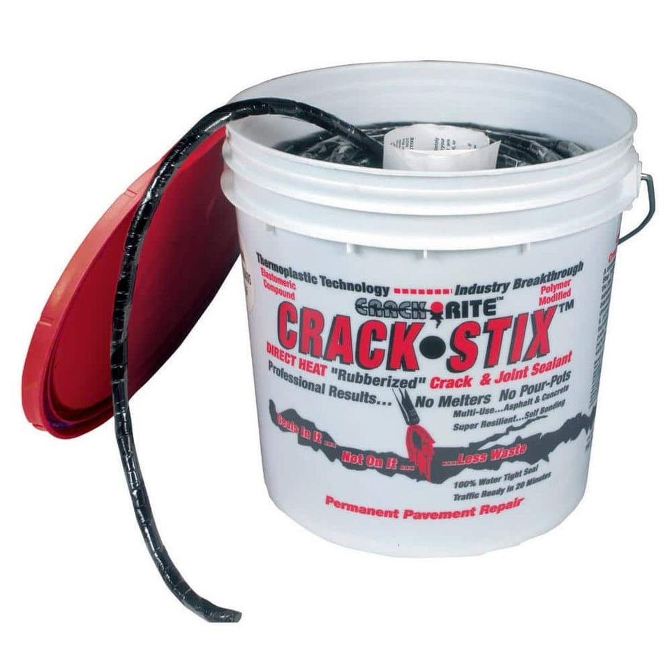 125 ft. Blacktop Crack Filler Concrete Driveway Sealer Asphalt Pavement ...