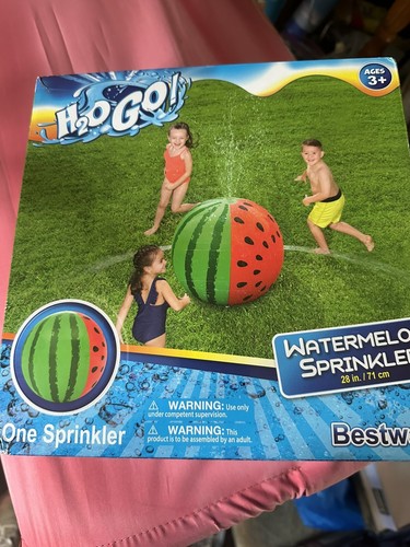 *NEW* H2OGO! Watermelon Sprinkler 28 in Inflatable Ball Splash Summer ...
