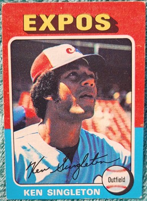 Ken Singleton Montreal Expos 1975 Topps Mini Card #125 Ex | eBay