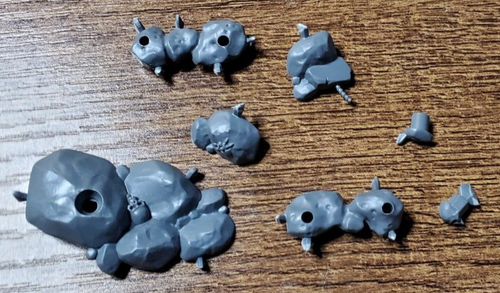 Warhammer 40k Necrons Tactical Rocks Scenery/Basing - 7 Pieces | eBay